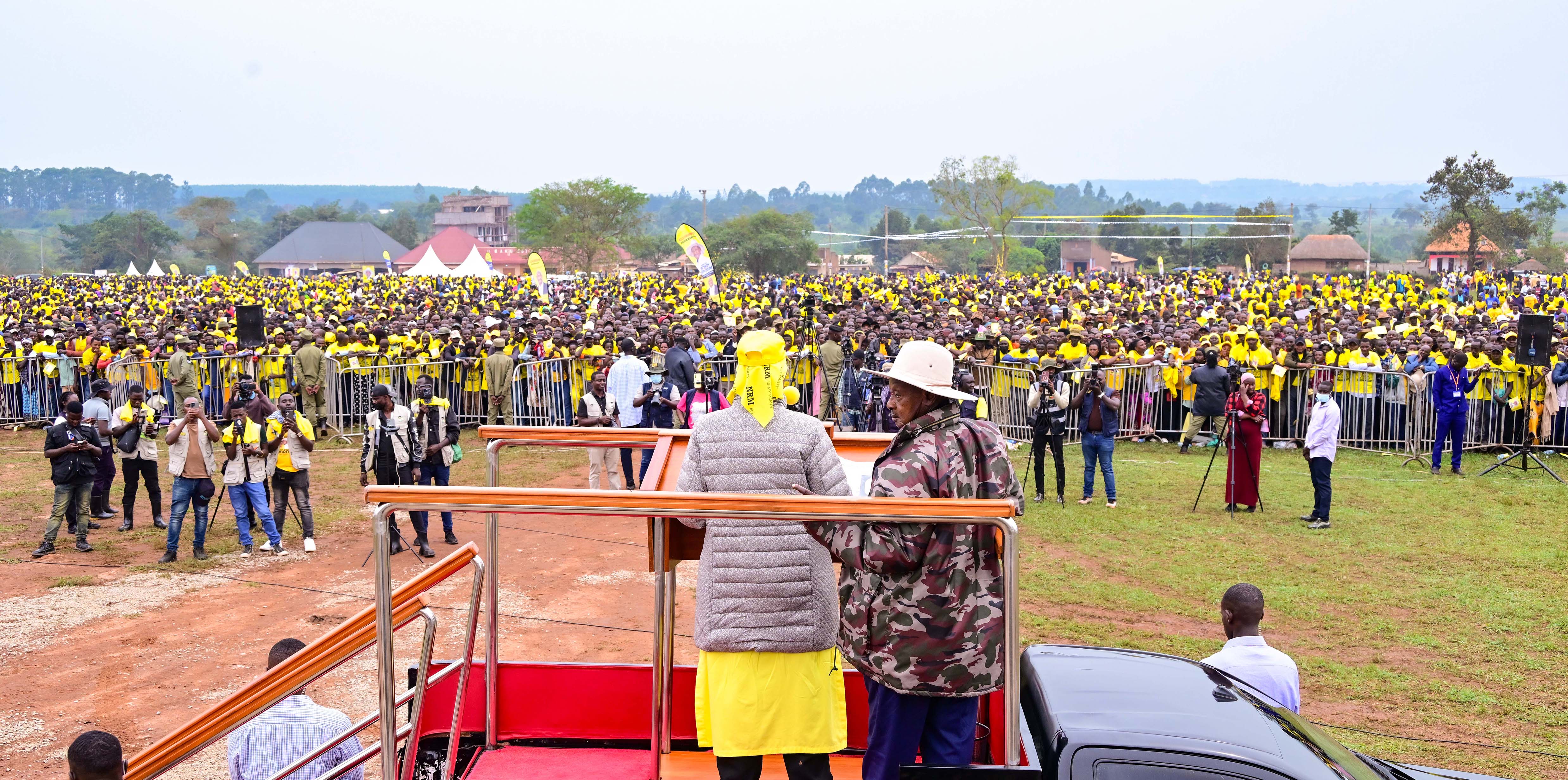 PRESIDENT MUSEVENI ASSURES NAKASEKE FOREST SETTLERS OF SECURITY ...